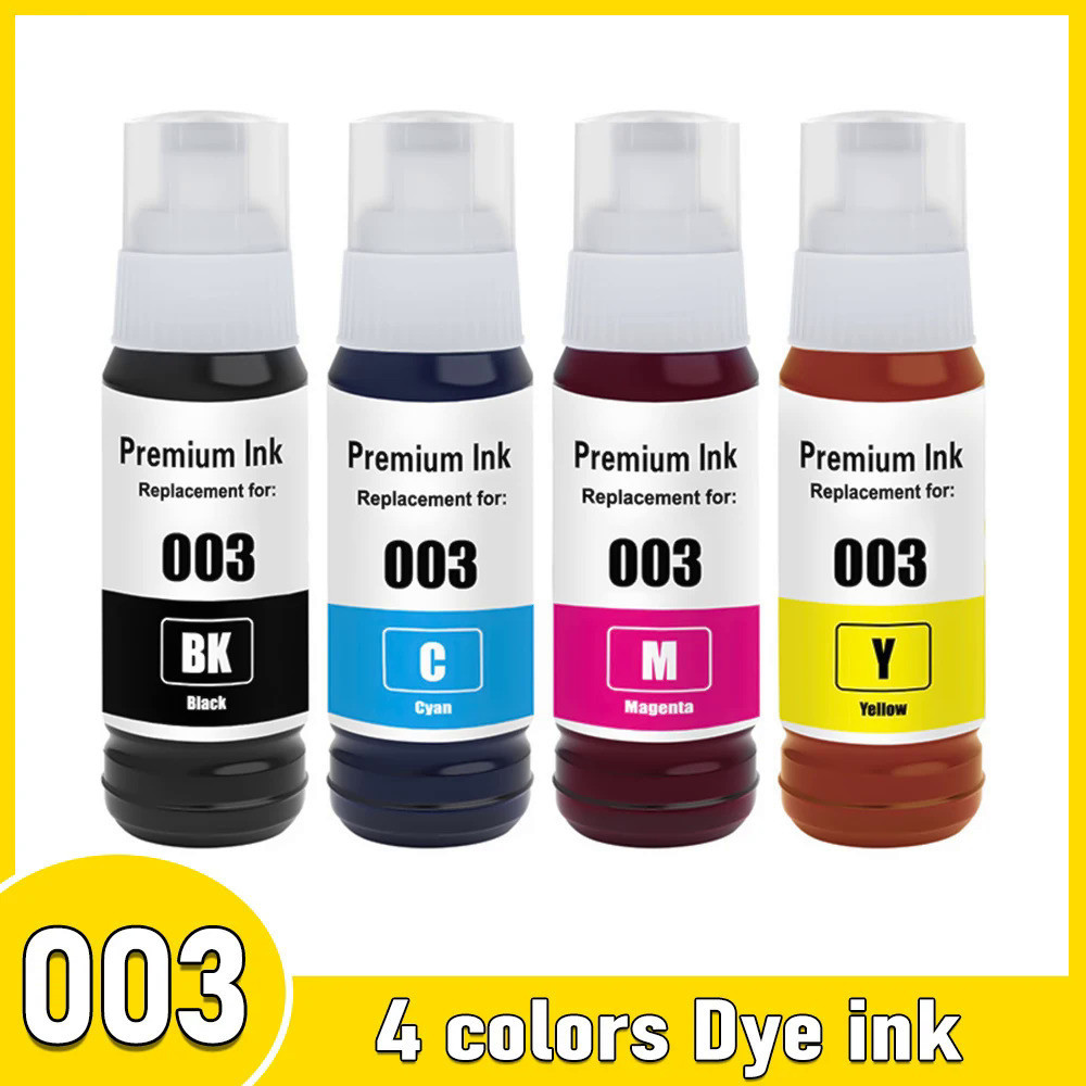 Dye ink 003 ink Refill kit for Epson 001 L1110 L1210 L1216 L1250 L1256 ...