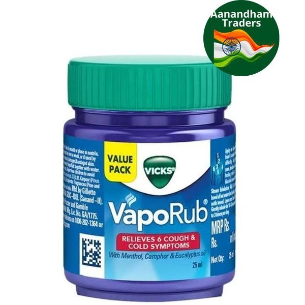 Vicks Vapo Rub With Menthol Camphor And Eucalyptus Oil 25g | Shopee ...