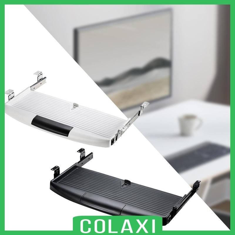 [Colaxi] Keyboard Tray Under Desk, Practical Sliding Keyboard Drawer ...
