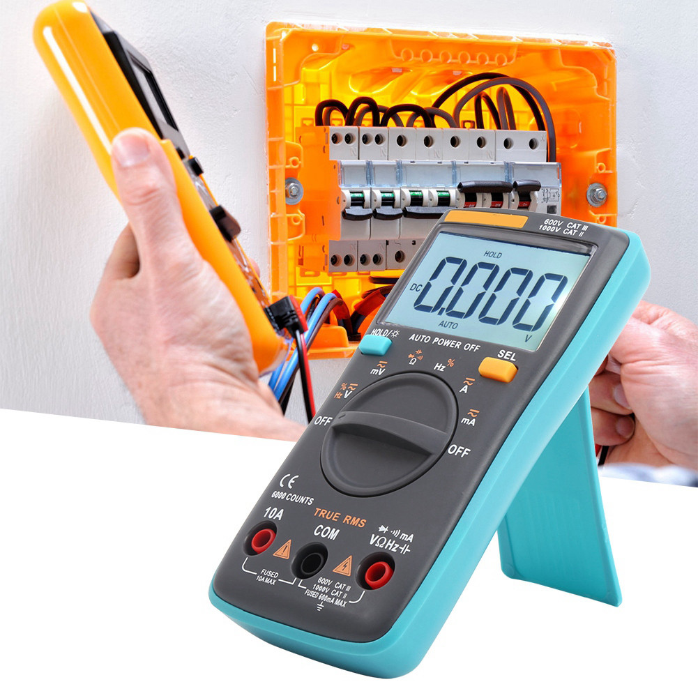 Supergoodsales Electric Tester Back Clamp Design Digital Multimeter ...