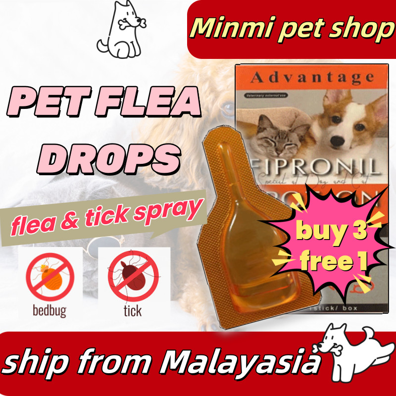 【Buy 3 get 1 free】24H Delivery,Spot on Solution for Dog Anti Tick&Anti ...