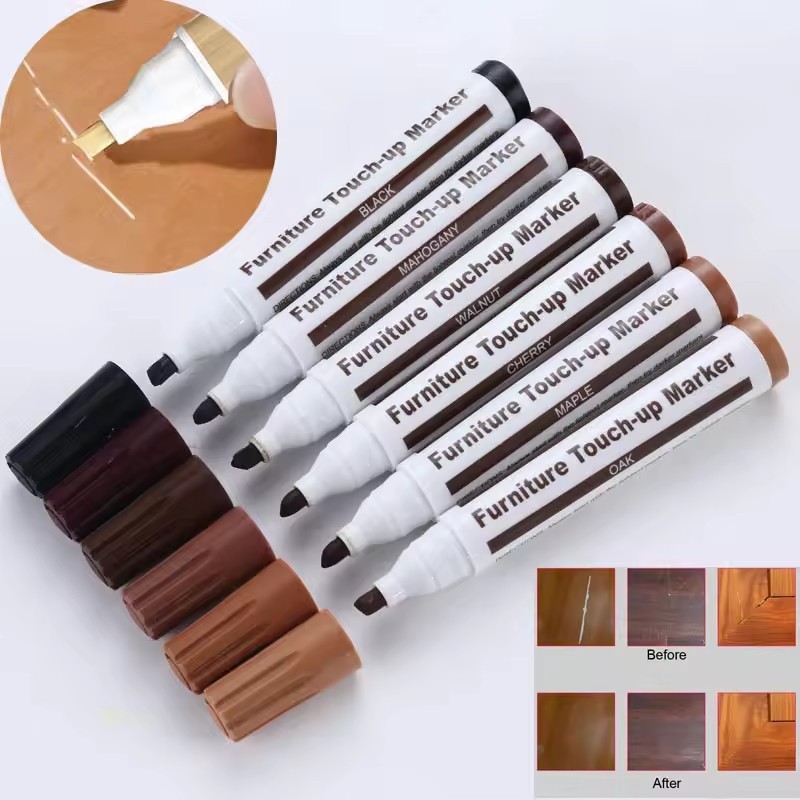 Furniture Repair Pen Touch Up Markers & Filler Sticks Wood Scratches ...