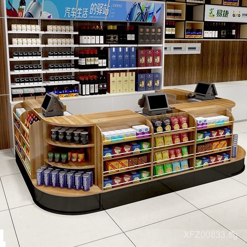 Counter Convenience Store Corner Supermarket Small Cashier Mother and ...