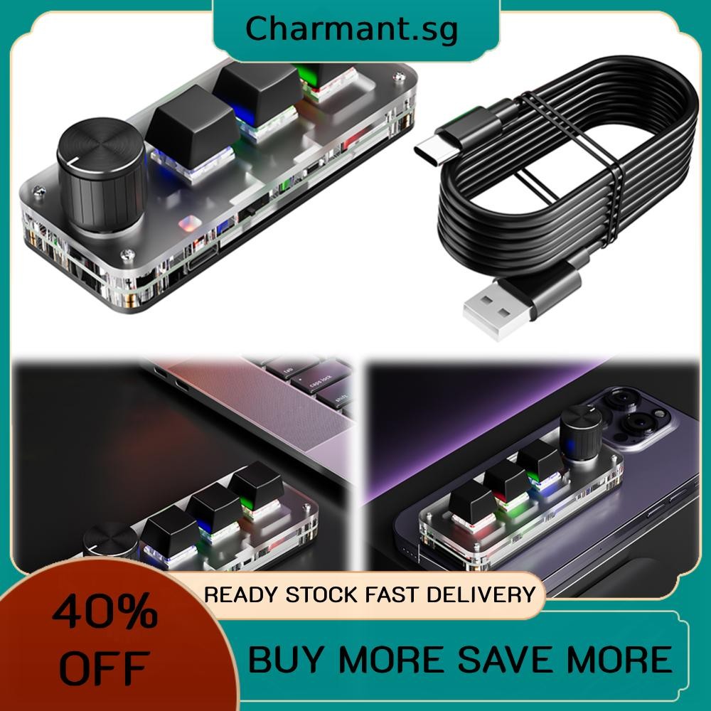 Mini Mechanical Keyboard Bluetooth-Compatible Macro Programmable ...