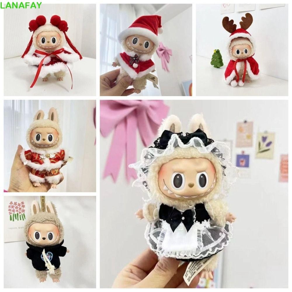 LANAFAY Labubu Time Clothes, Hooded Hoodie Chinese Garments 17cm Labubu ...