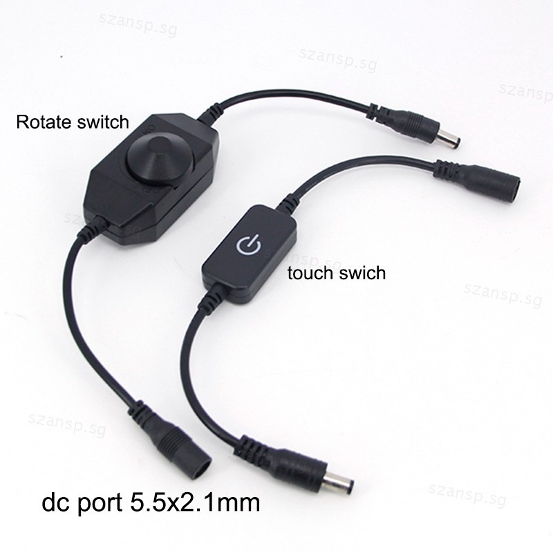 12V 24V LED strip touch switch dimmer brightness control adjustment ...