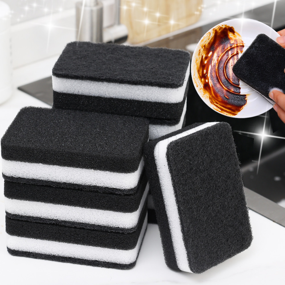 5Pcs Cleaning Spong - Dishwashing Sponge - Double-sided Spongs Wipe ...
