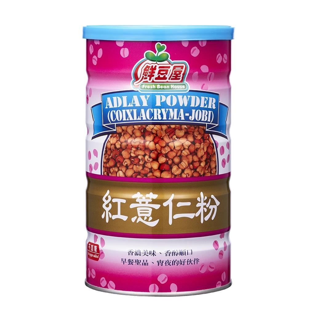 Adlay Powder | NO ADDED SUGAR | 红薏仁粉 600g/can Fresh Bean House 鲜豆屋 ...