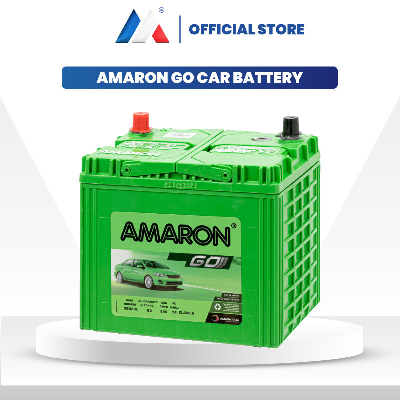 Amaron Go 55D23L Origianl NEW ESTIMA ALPHARD EXORA INSPIRA Car Battery ...