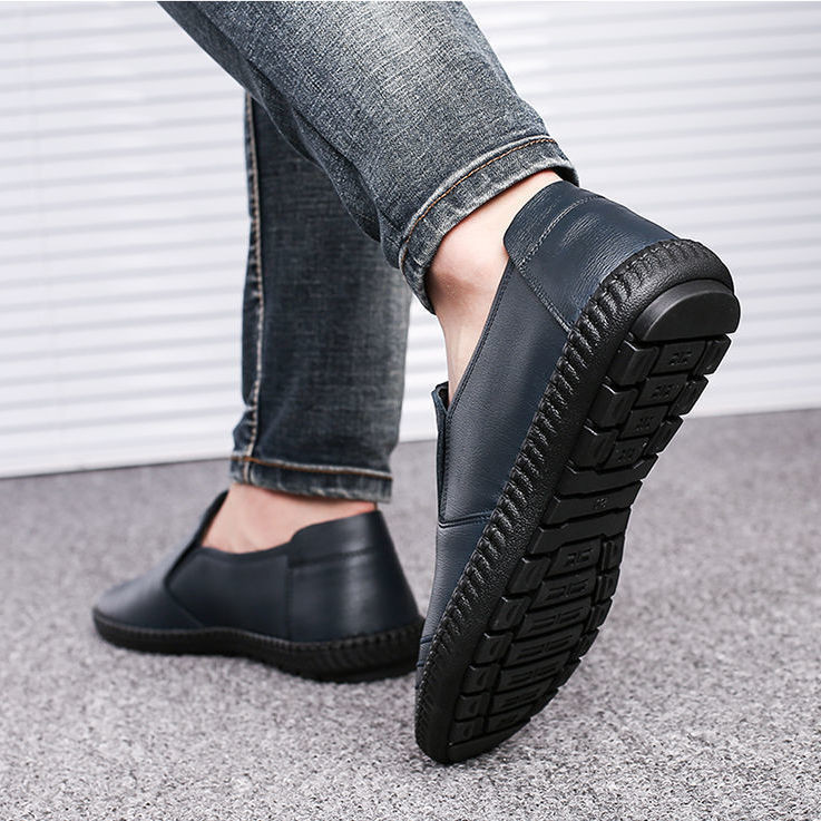 Men Shoes Spring Autumn Style Genuine Leather Men's Shoes All-Match ...