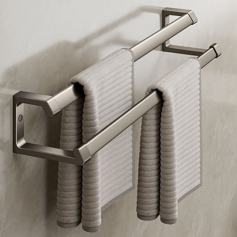 Bathroom Accessories Towel Holder Wall Mounted Tower Bar Aluminum Towel ...