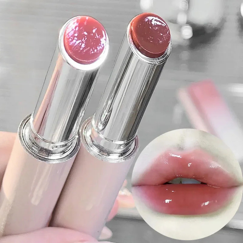 6 Colors Clear Water Light Solid Lip Gloss Jelly Watery Pink Lipstick ...