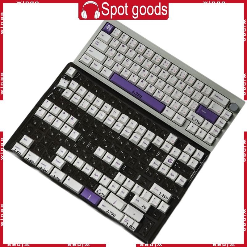 WIN Rose Keycaps Beautiful 146Key Cherry Profile Keycap Set for ...