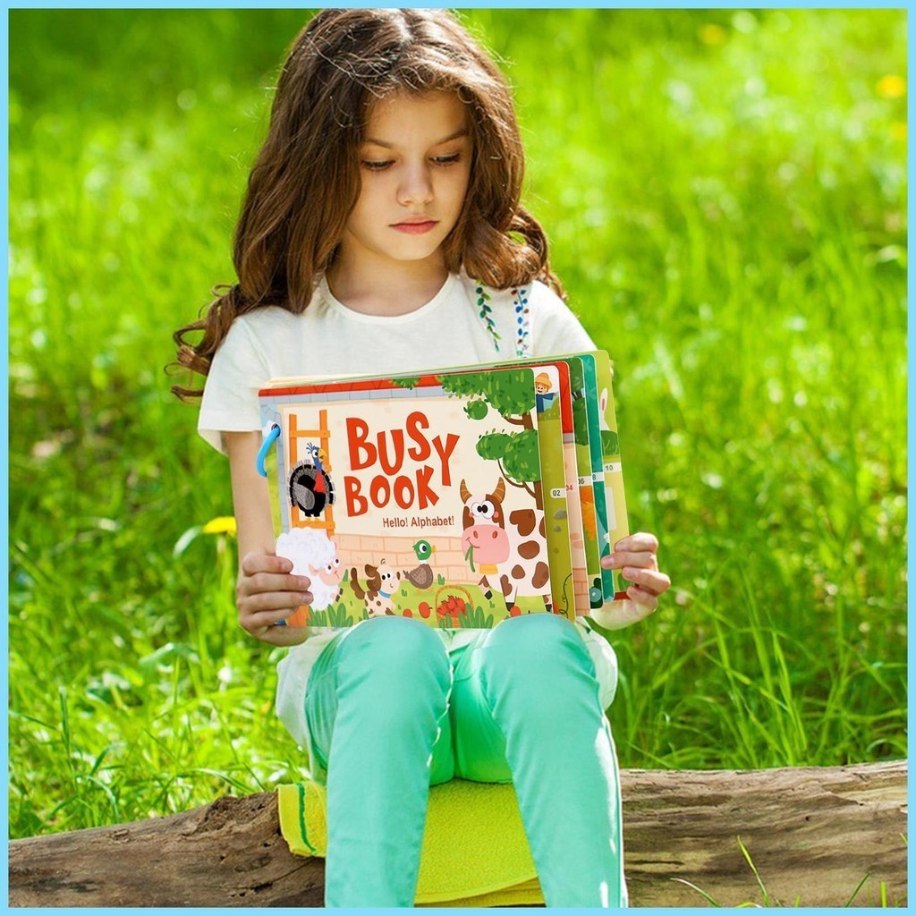 Preschool Busy Book Paper Busy Book Activity-Filled Preschool Learning ...