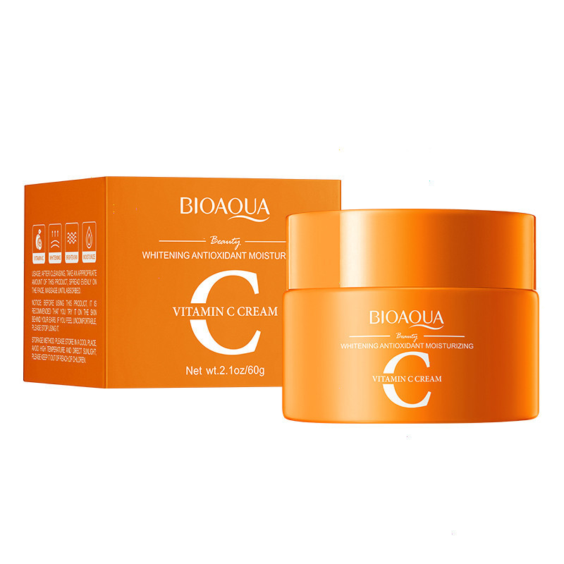 BIOAQUA Vitamin C Cream Whitening Antioxidant Moist Brighten Skin Face ...