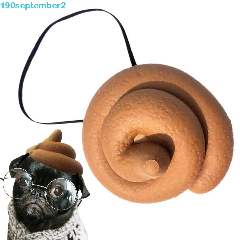 SEPTEMBERB Mischief Gadget, Simulation Poop Shape PVC Fake Poop Hat ...