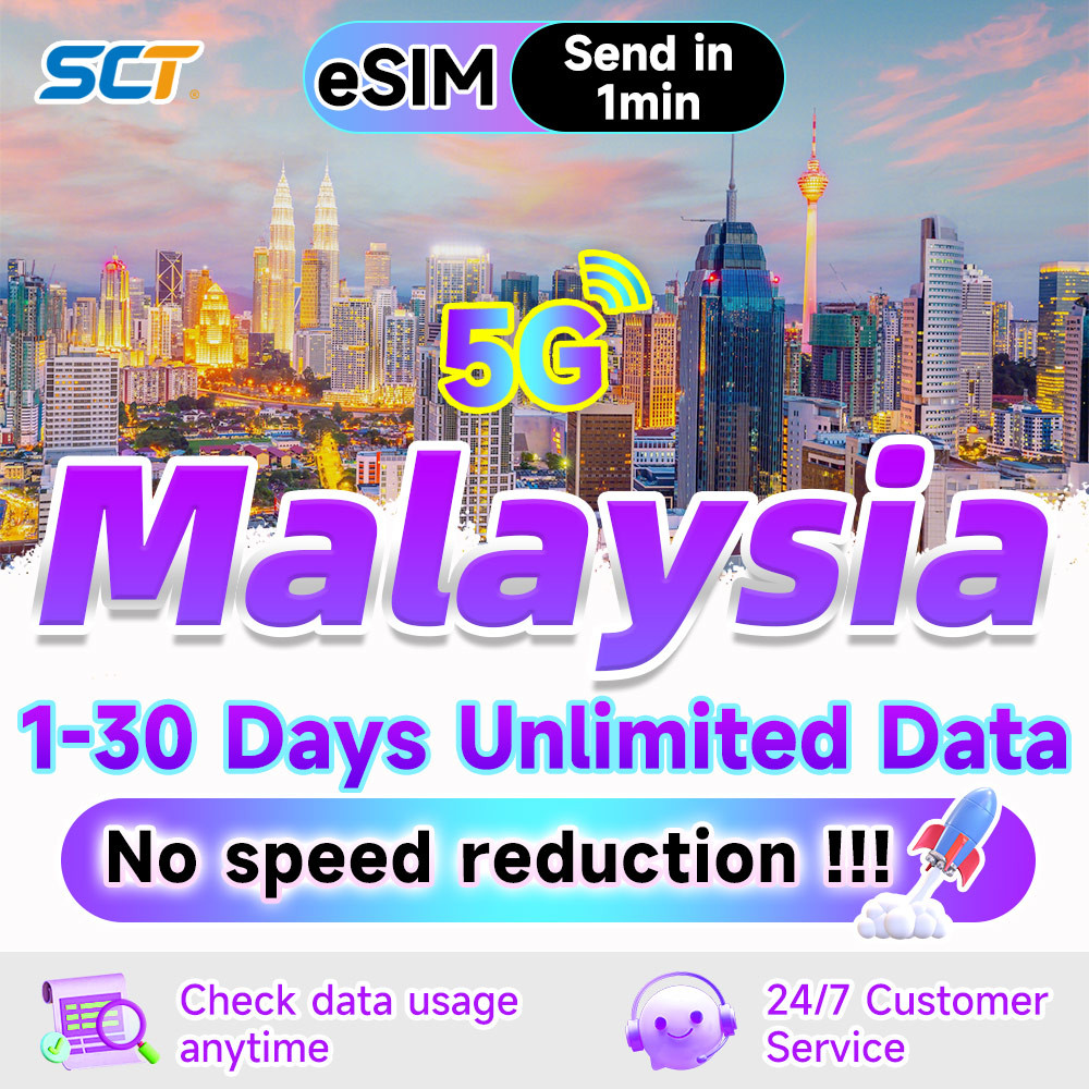 Malaysia eSIM 1-15Days Daily 500MB-3GB 5G/ 4GUnlimited Data eSIM Malaysia Celcom Digi | Shopee ...