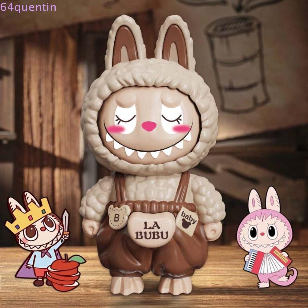 QUENTIN Labubu Face Changing Doll, With Keychain 3 Facial Labubu Face ...