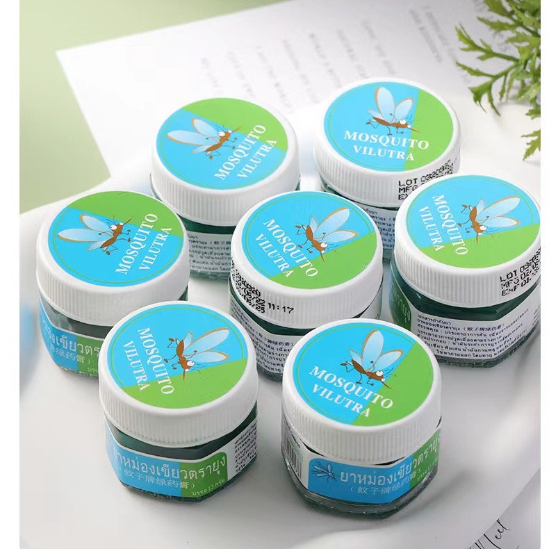 Skincare Mosquito Brand Green Ointment Thai Grass Cream Mosquito ...