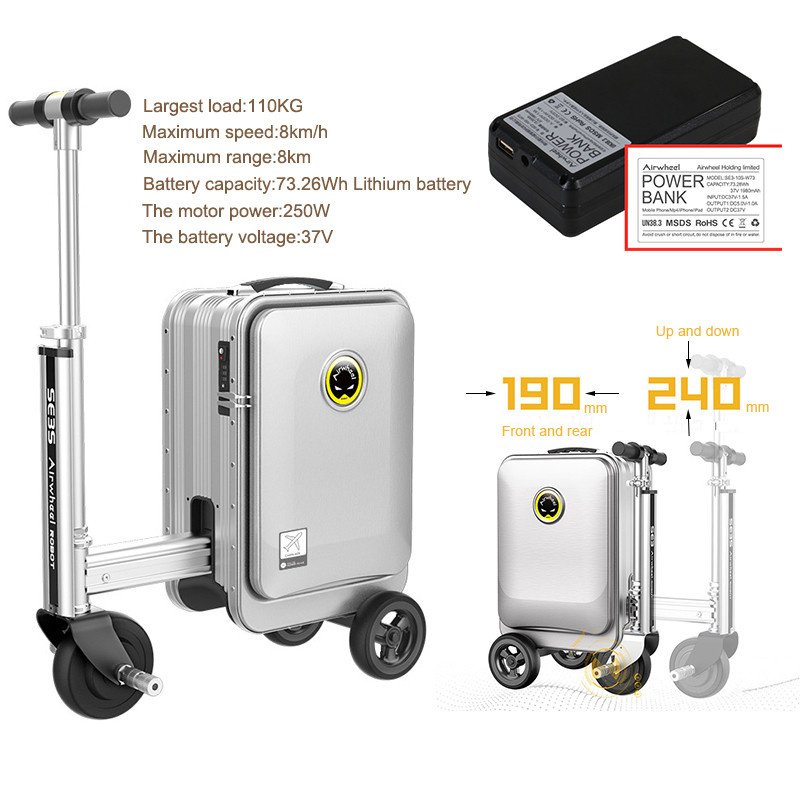 [SG Stock]Electric Suitcase Ses3 Electric Luggage Intelligent Electric ...
