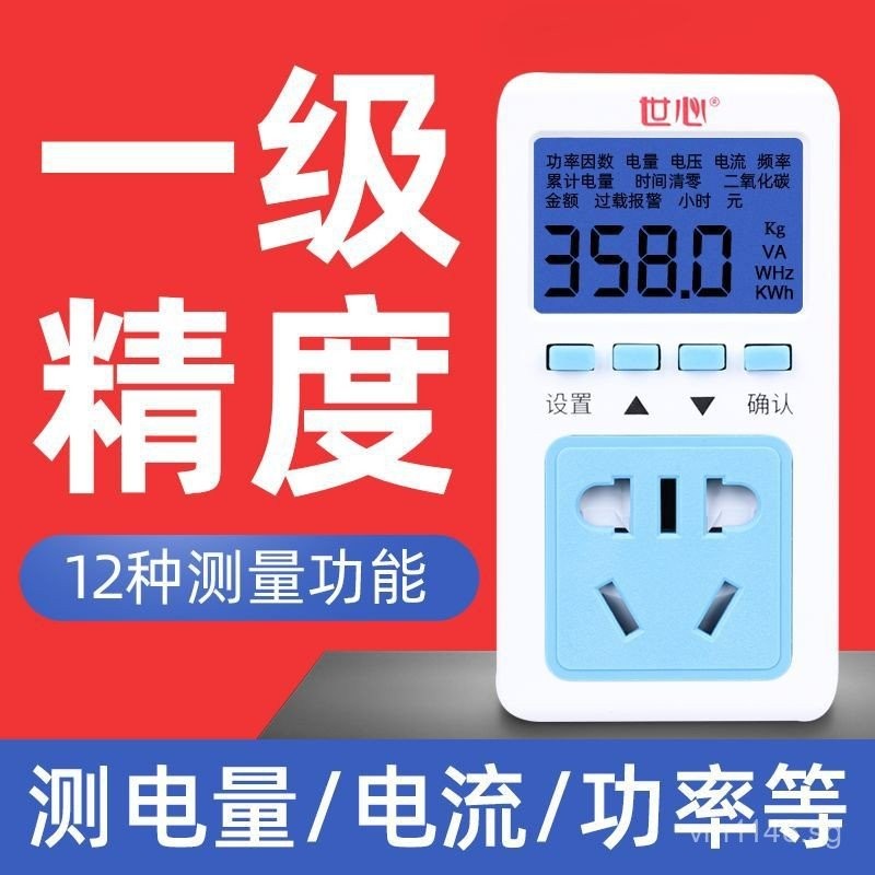 Electric Meter Display Detector Air Conditioner Tester Power Meter ...