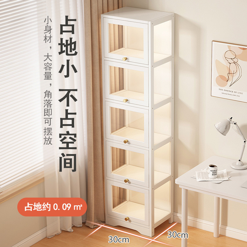[48H Shipping] Display Cabinet Millet Pain Cabinet Dustproof Storage ...