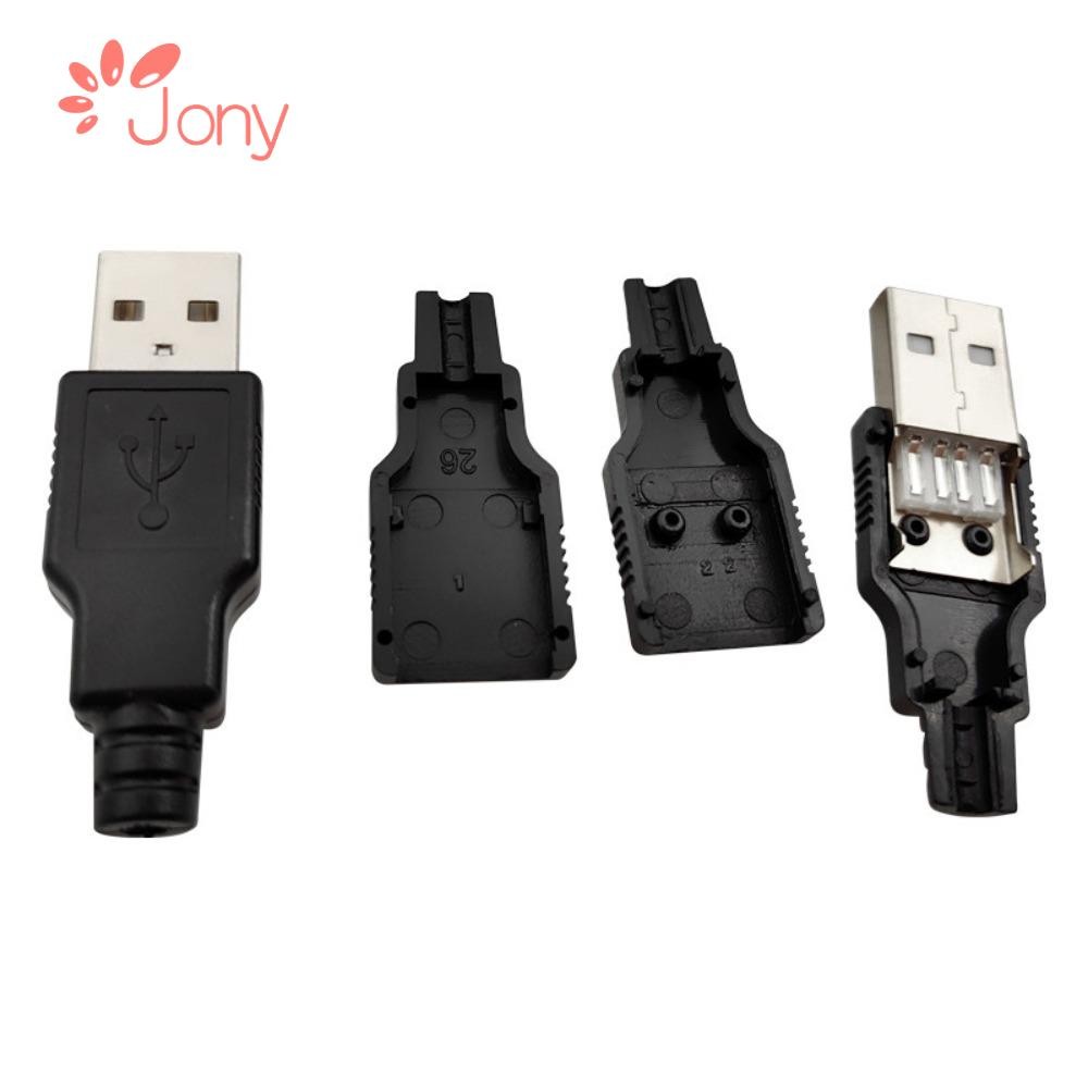 JY1 Type A USB Plug, Plastic With Male USB Socket, USB Connector Type A ...