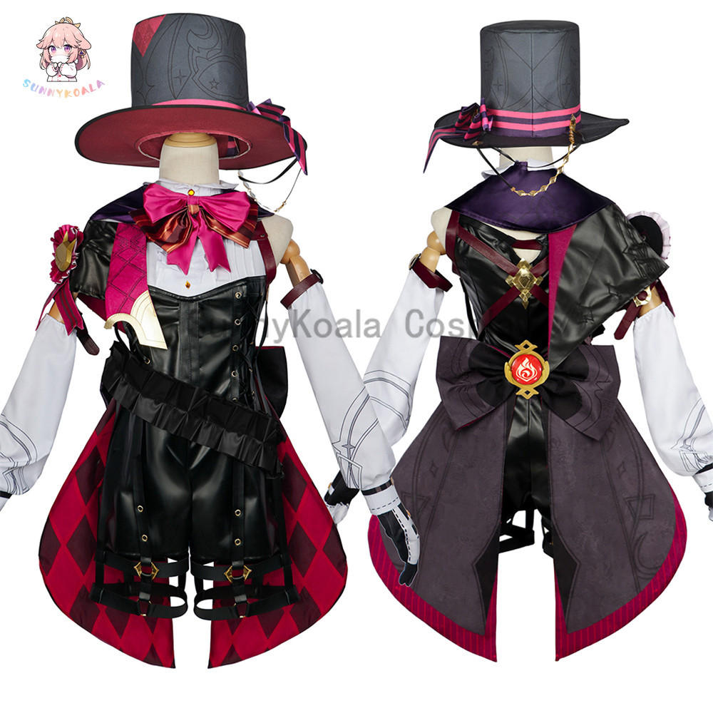 Genshin Impact Lyney Cosplay Fontaine Gemini Game Character Cosplay ...