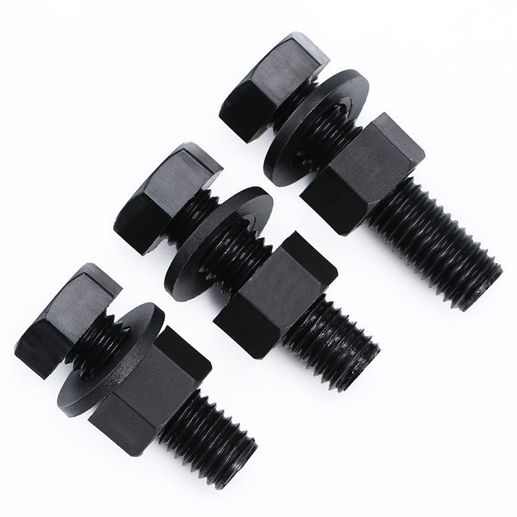 [YSL] External Hexagon Screw Combination Set M6/M8/M10/M12 Black Nylon ...