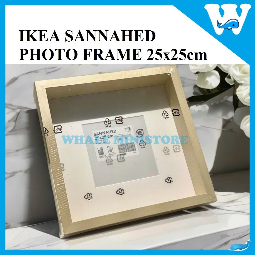IKEA 5CM DEPTH SQUARE PHOTO FRAME 25X25CM / COLLECTION DISPLAY FRAME ...