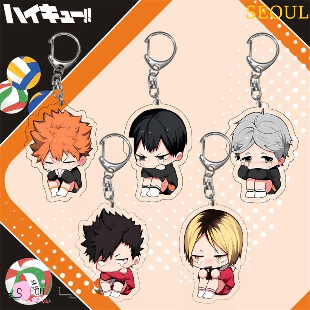 SEOUL Anime Haikyuu Keychain, Kozume Kenma Oikawa Tooru Hinata Shoyo ...