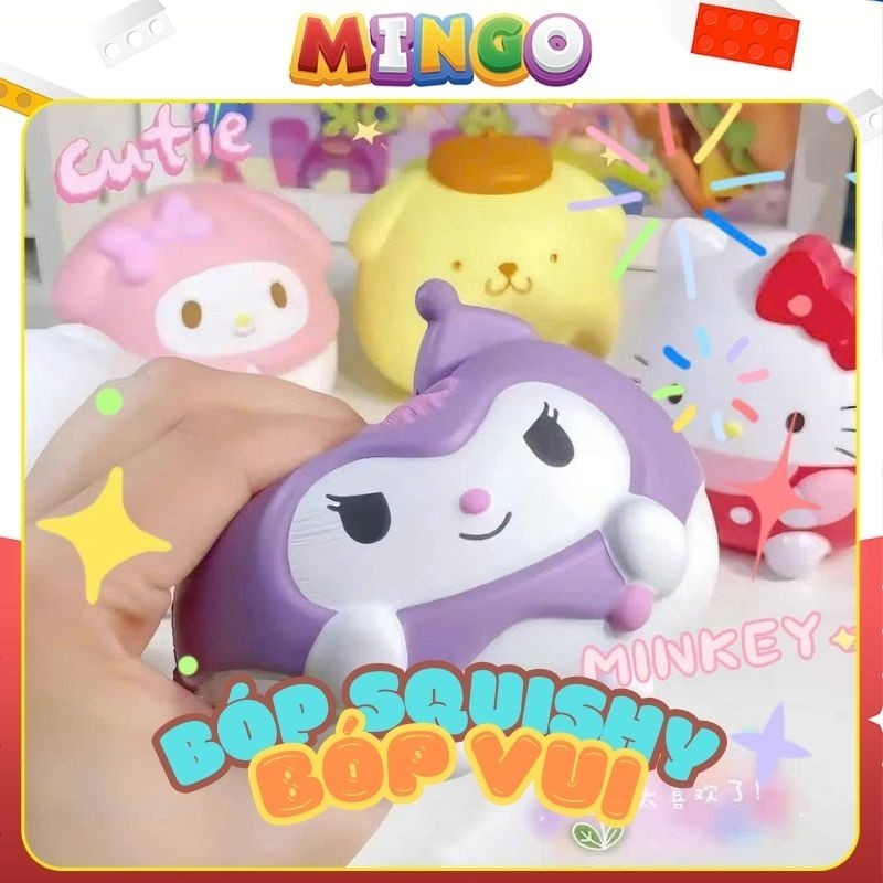 Cute sanrio kuromi melody Cartoon stress Relieving Squishy Toy Pleasant ...