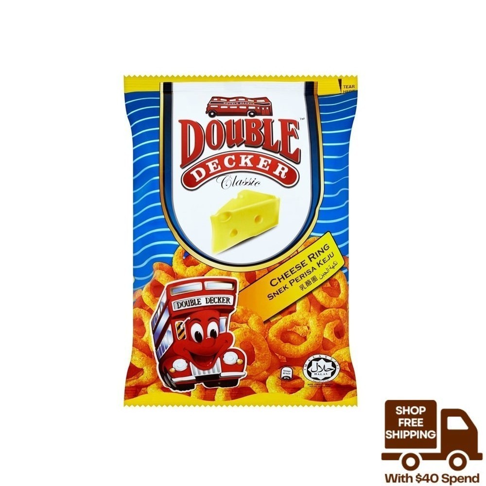(Expiry 15th Oct 2024) Double Decker Cheese Ring 60g | Shopee Singapore