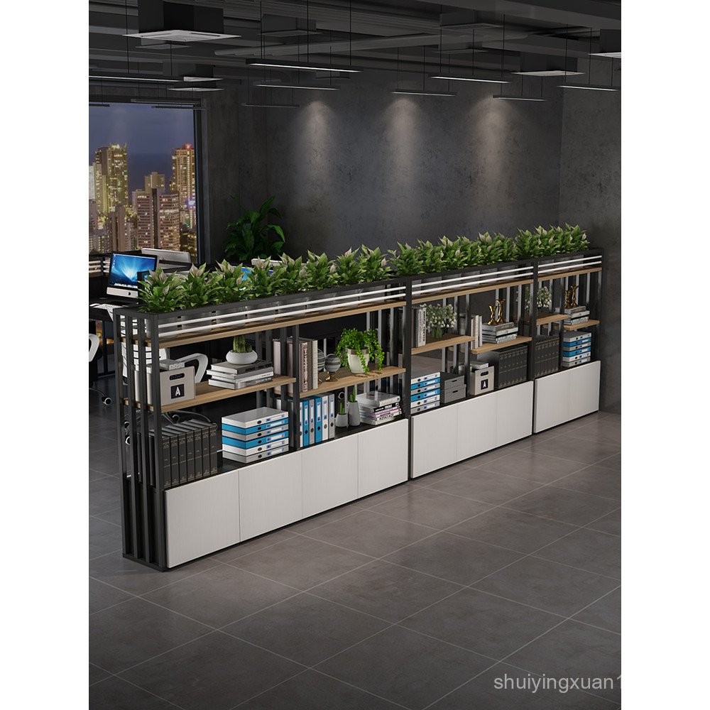 Office Partition Screen Shelf Modern Simple Partition Cabinet ...