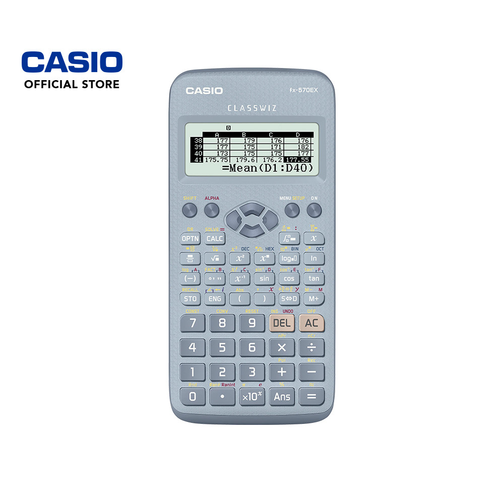 Casio Scientific Calculator FX-570EX-BU Blue | Shopee Singapore