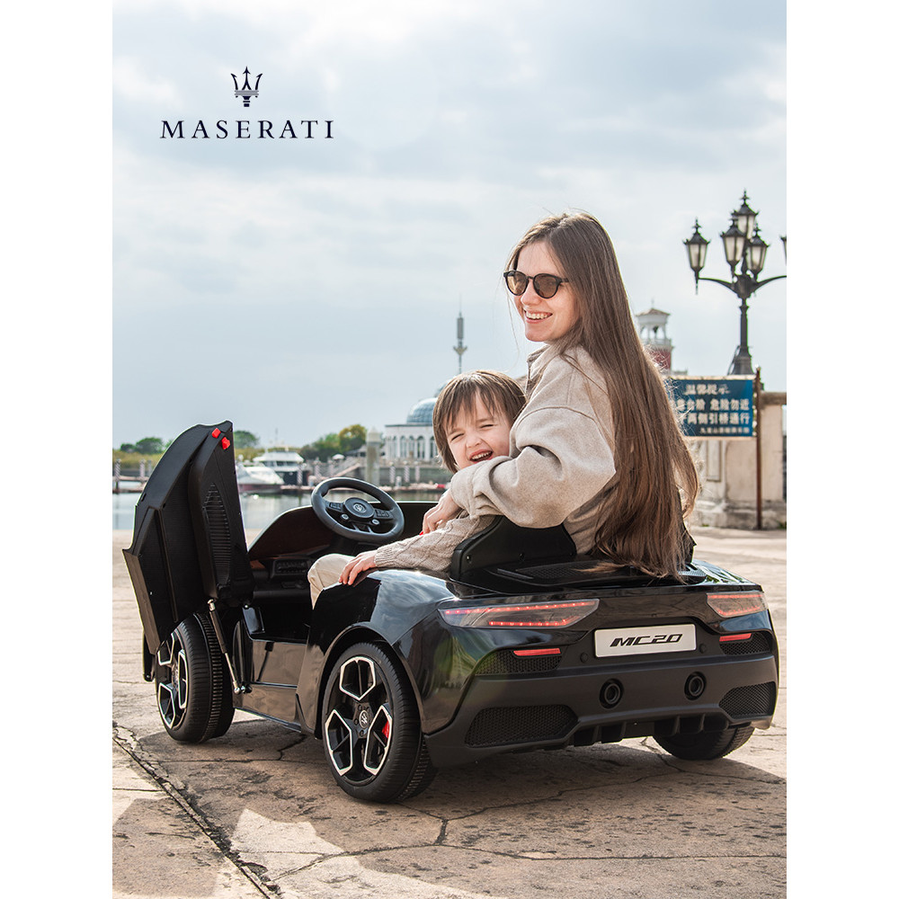 Maserati Children's Electric Car Four-Wheel Baby Large Toy Car Can Seat ...