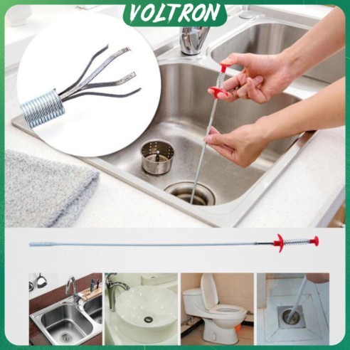 Four Claw Pipe Dredger Kitchen Sink Floor Drain Toilet Sewer Retrieval ...