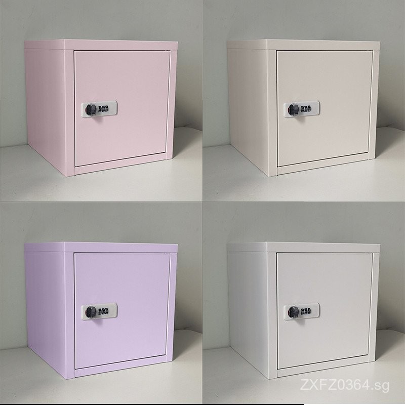 Desktop Household Four-Drawer Dormitory Safe Small Metal Cabinet with ...