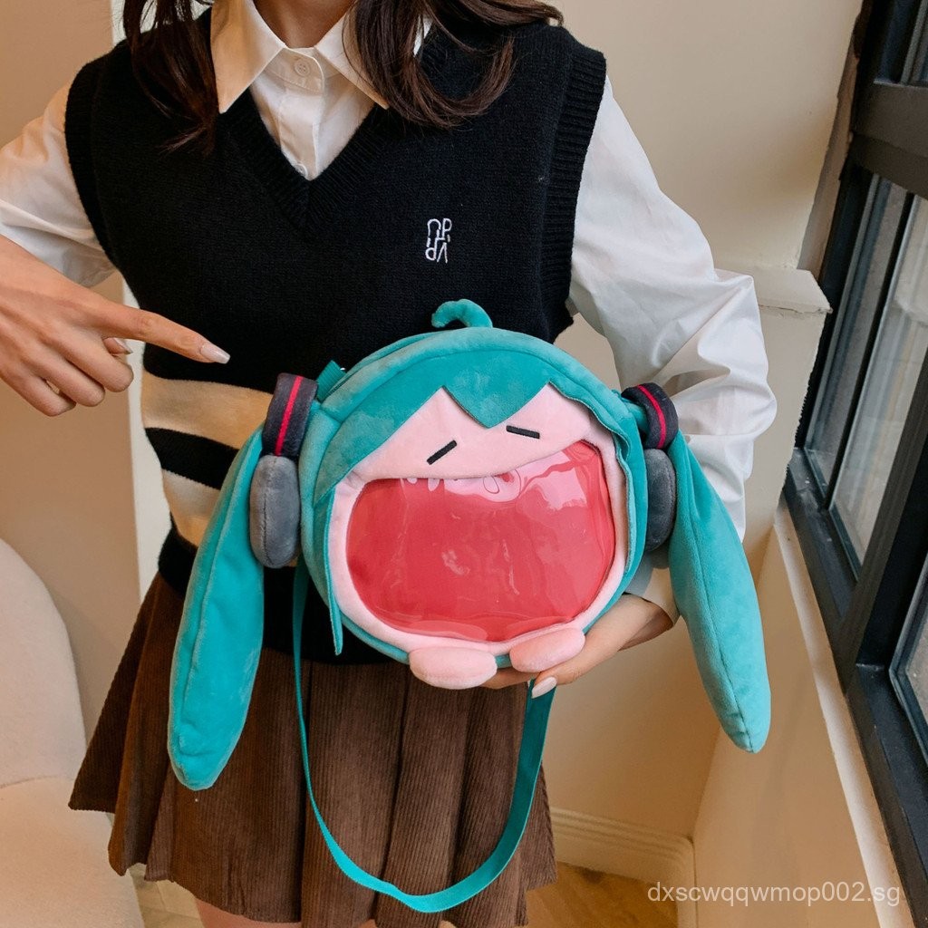 Hatsune Miku Crossbody Bag ins Cartoon Bag Japanese Style Korean ...