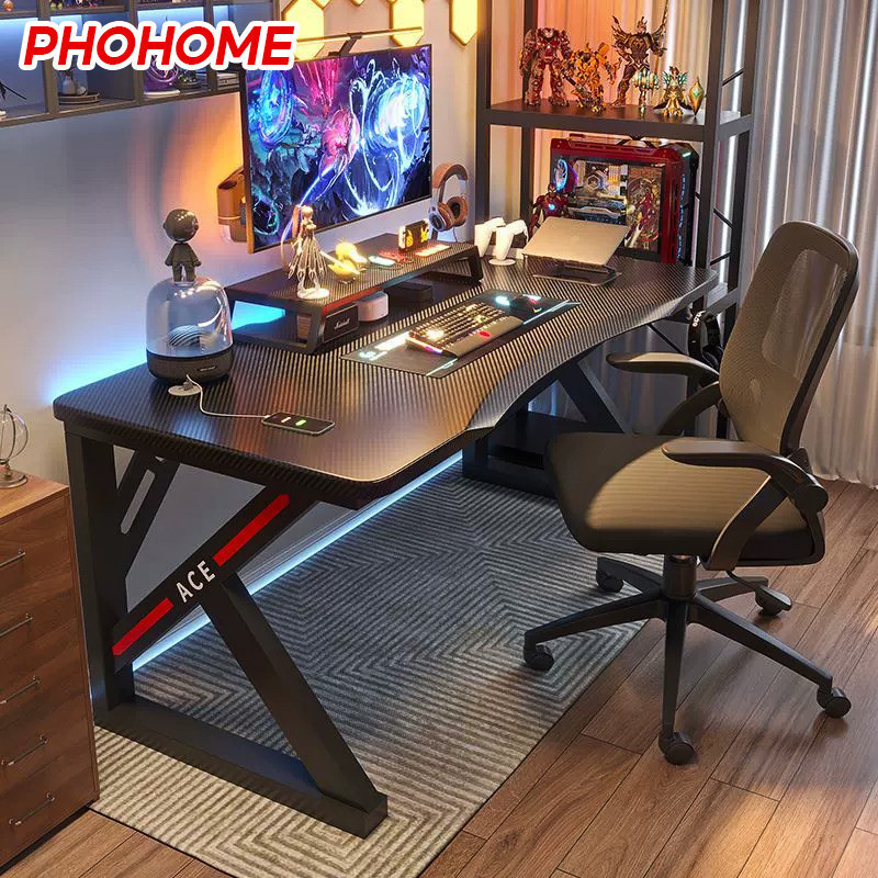 PHO Computer Desk Gaming Desk Desktop Esports Table And Chair ...