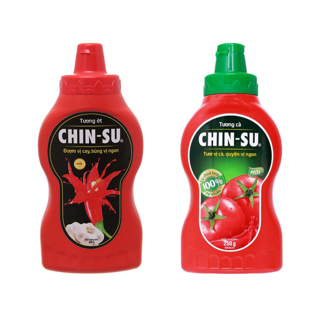 Vietnam CHIN-SU Chili Sauce Tomato Sauce ( 250g ) 钦州辣椒酱/茄汁酱 250克/瓶 ...