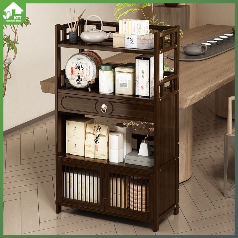 Mobile Tea Table Solid Wood Small Tea Table Coffee Table Home Tea ...