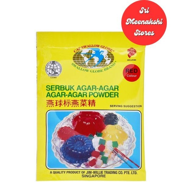 Swallow Agar Agar Powder Red 10g | Shopee Singapore