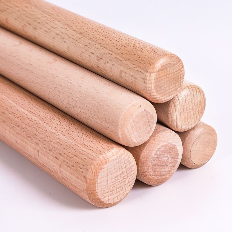 Beech Log Sticks Solid Wood Body Stick Open Back StickdiyModel Material ...