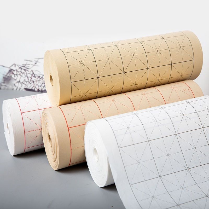 Xuan Paper Mi Grid Long Roll Paper Only for Calligraphy Calligraphy ...