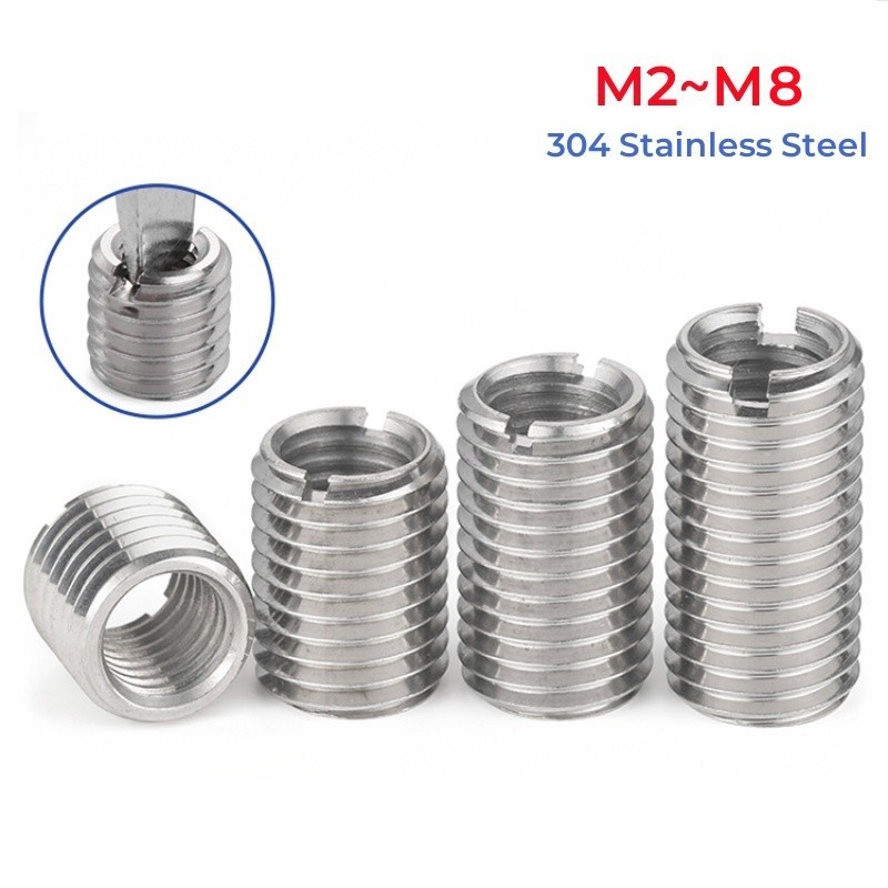 304 Stainless Steel Inside Outside Thread Slotted Adapter Screw M2 M2.5 ...