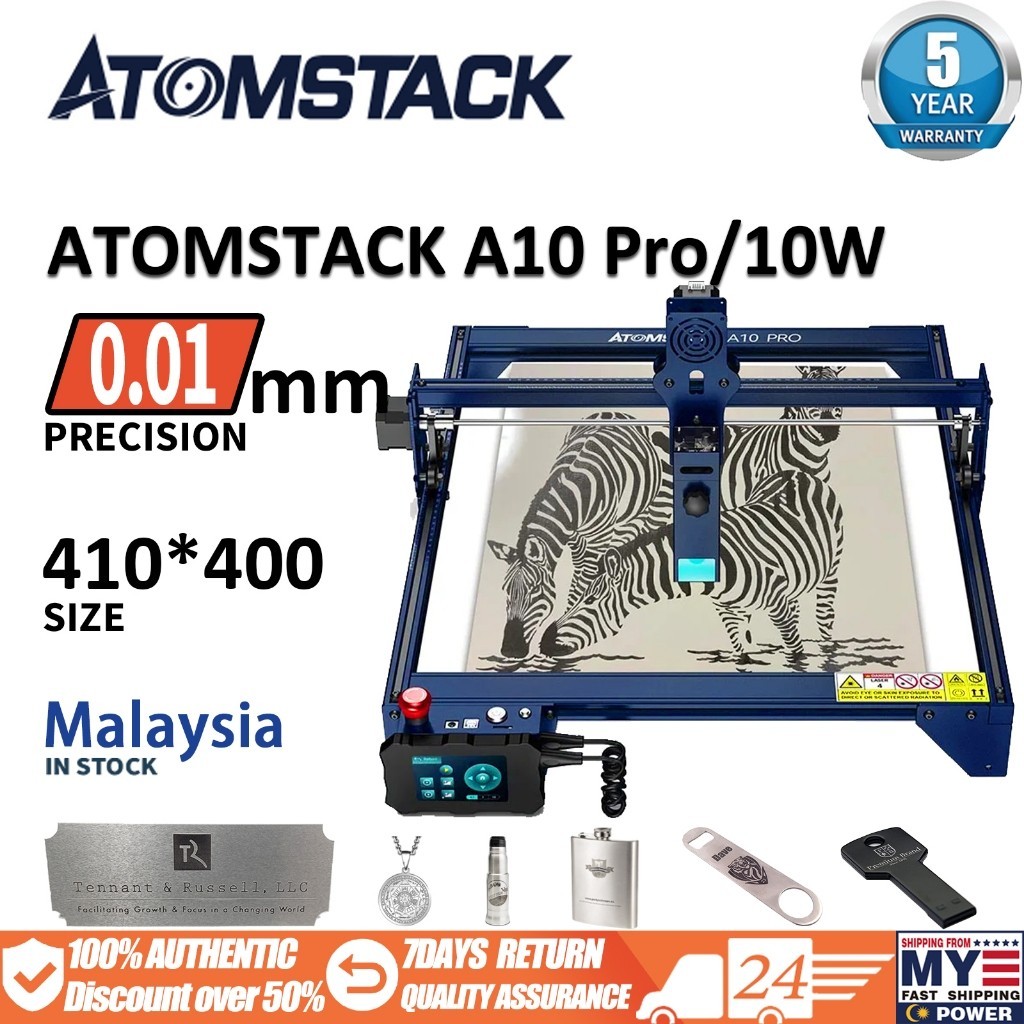 ATOMSTACK A10 Pro Laser Engraver 10W Offline Engraving Cutting Machine ...