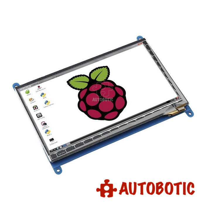 Raspberry Pi 7 inch Touchscreen LCD (With HDMI+USB cable) | Shopee Singapore