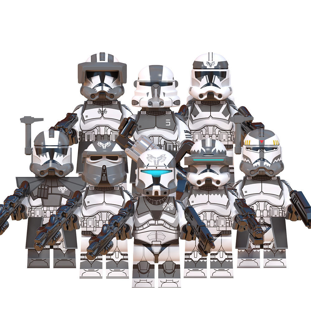 Compatible with Lego Star Wars Series Wolf Group Reloaded Corps Wolf ...