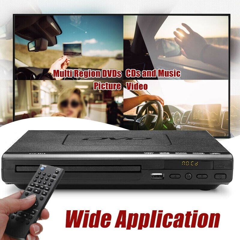 DVD Player 110V-240V USB Multiple Playback ADH CD Disc Player Home ...